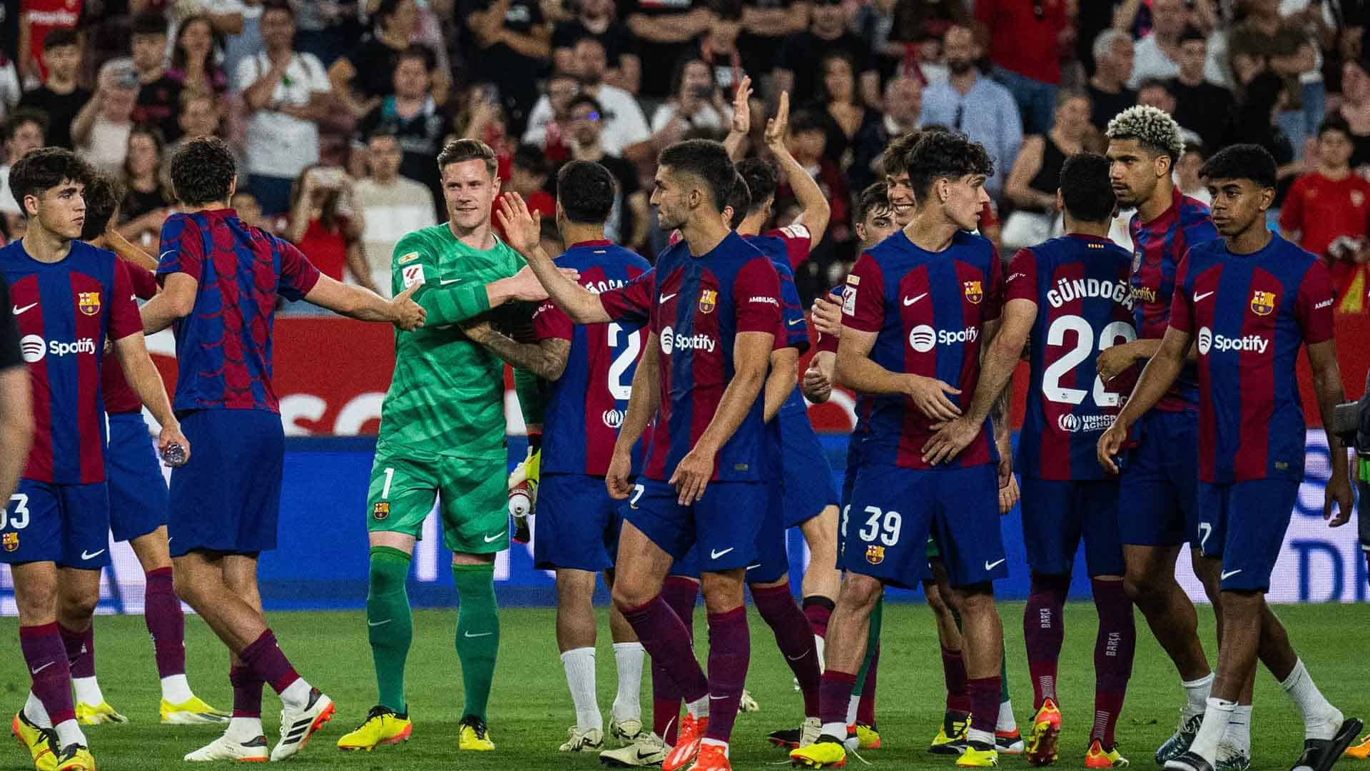 FC Barcelona Home Game at Lluís Companys Olímpic Stadium