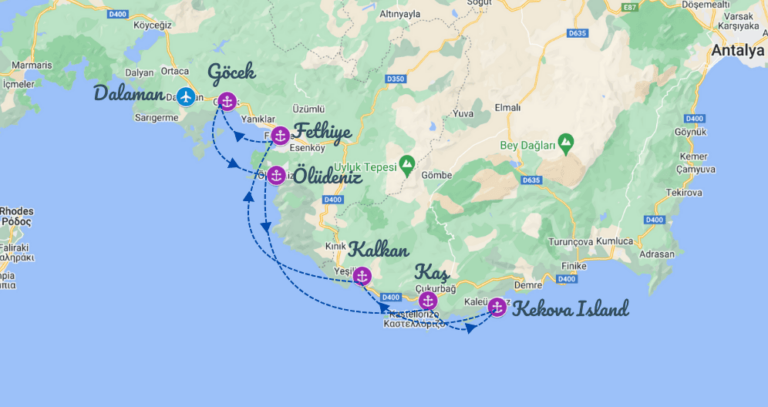 Lycian Way by Sea: 7-day Boat Itinerary